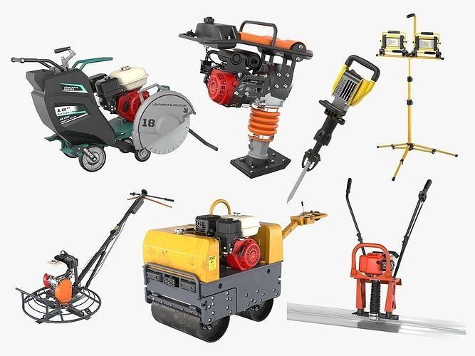Construction Equipment 3D Model Collection | CGTrader