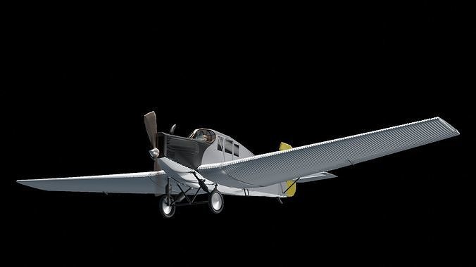 Junkers F 13 3D model | CGTrader