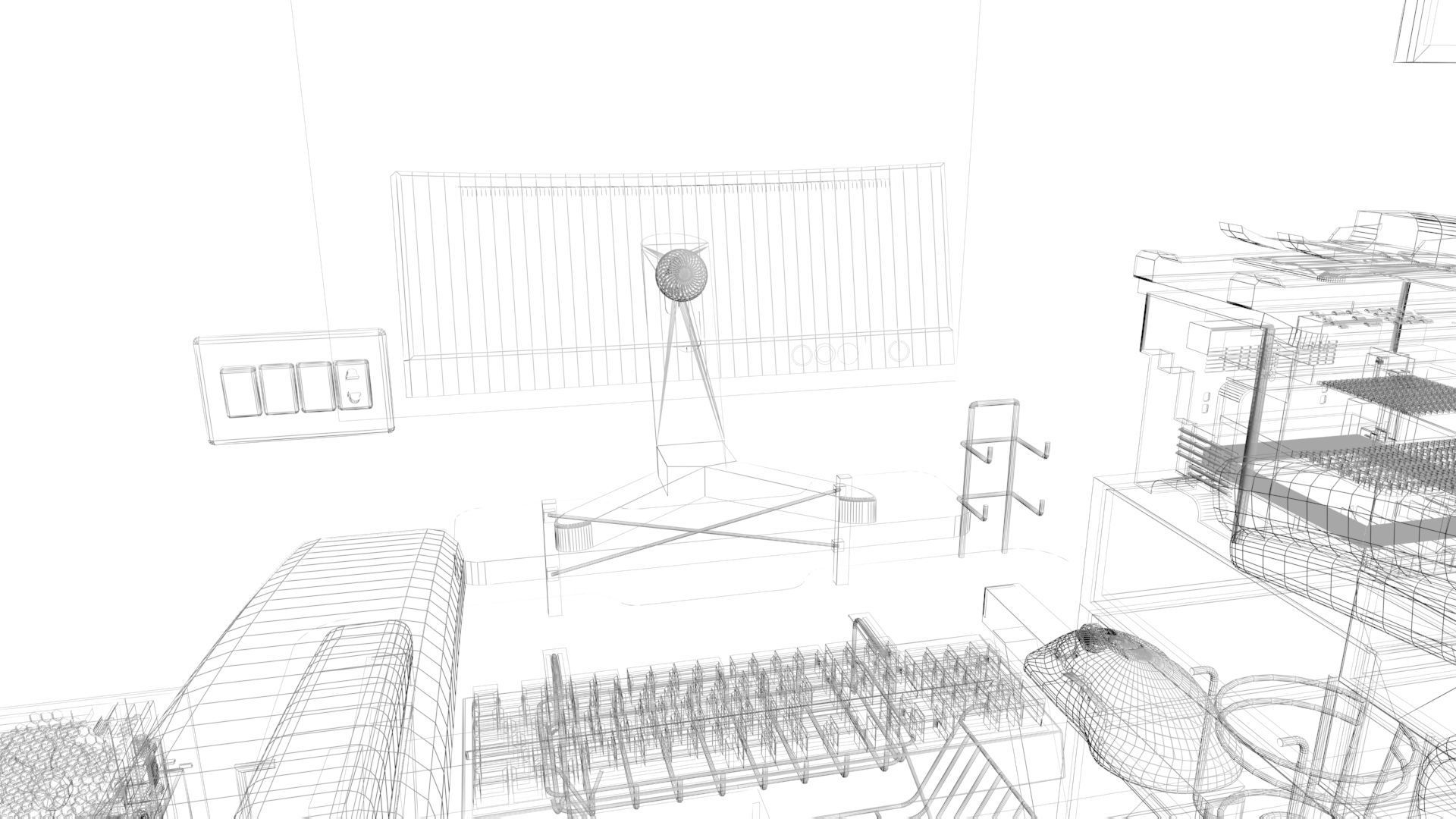 Computer Room 3D model | CGTrader