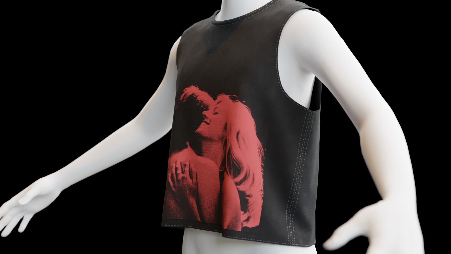 Tank Top free 3D model | CGTrader