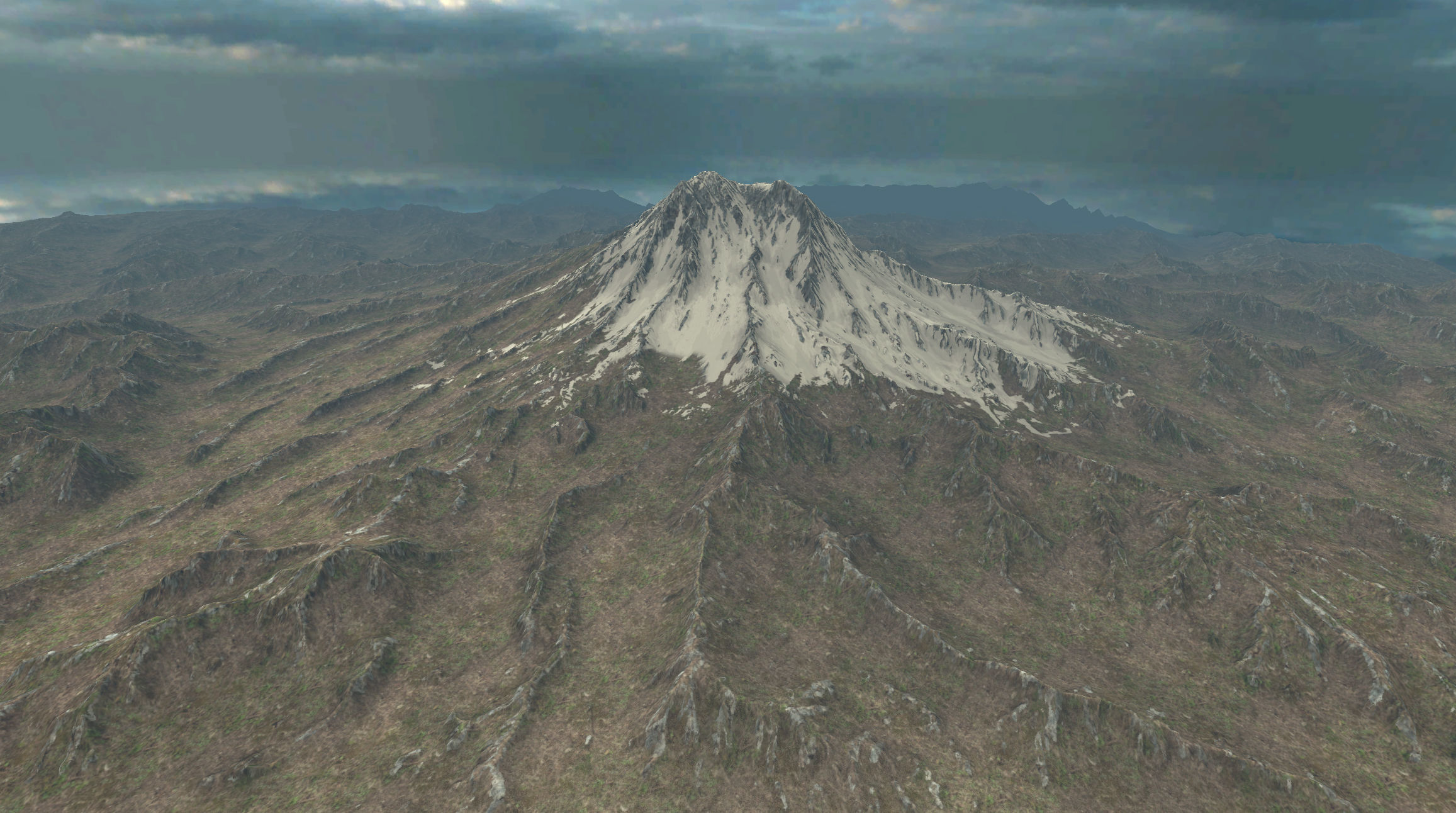 unity desert terrain 3D model | CGTrader