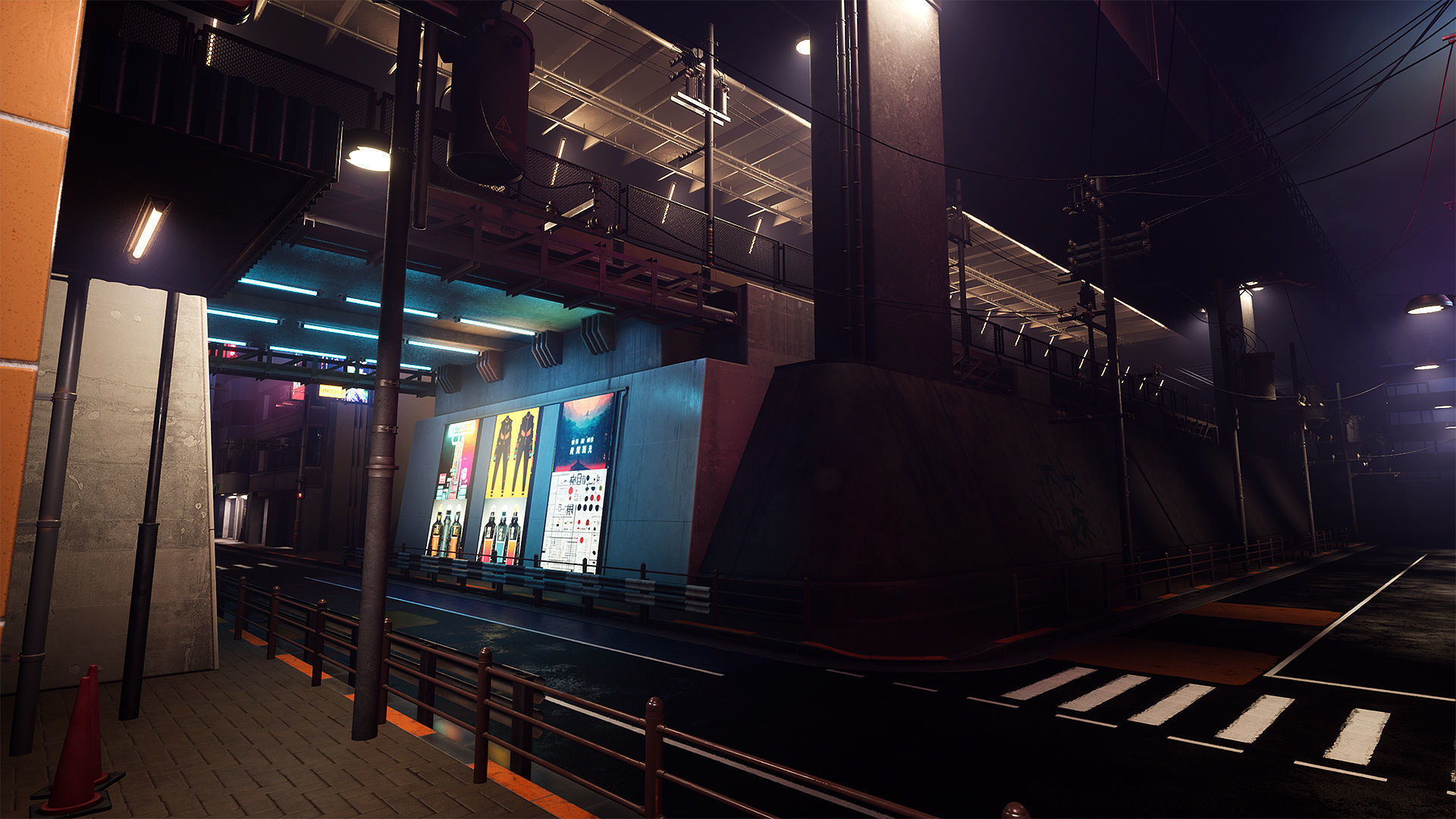 3D model Tokyo street Part 1 VR / AR / low-poly | CGTrader