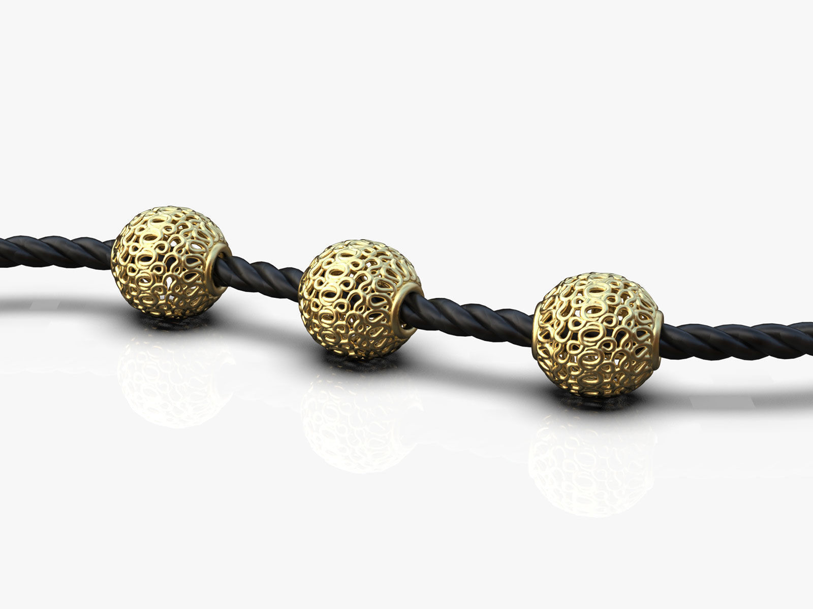 10 Spherical beads 3D model 3D printable | CGTrader