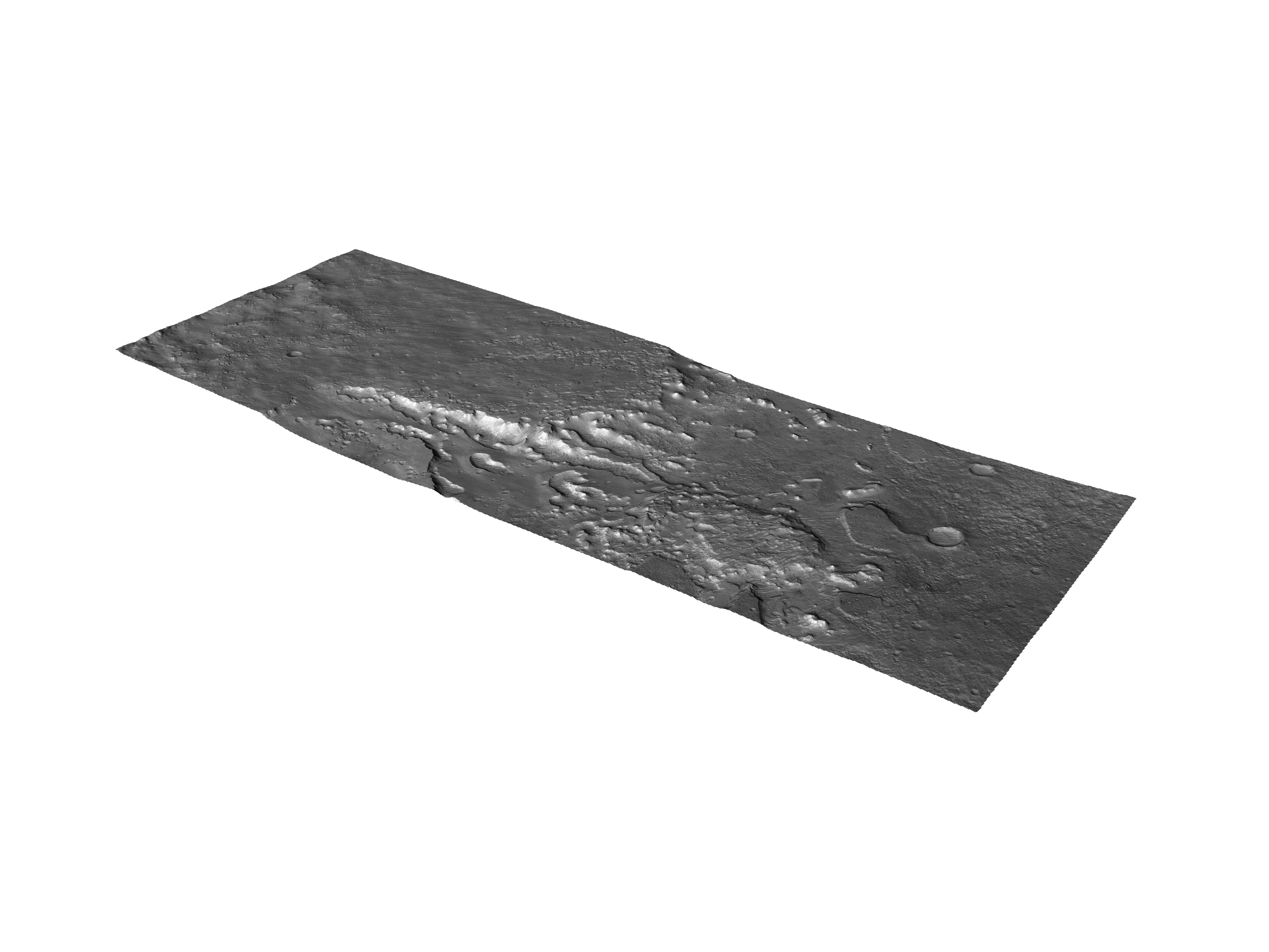 MARS VR - Distal Extent of Inverted Delta Material 3D model | CGTrader