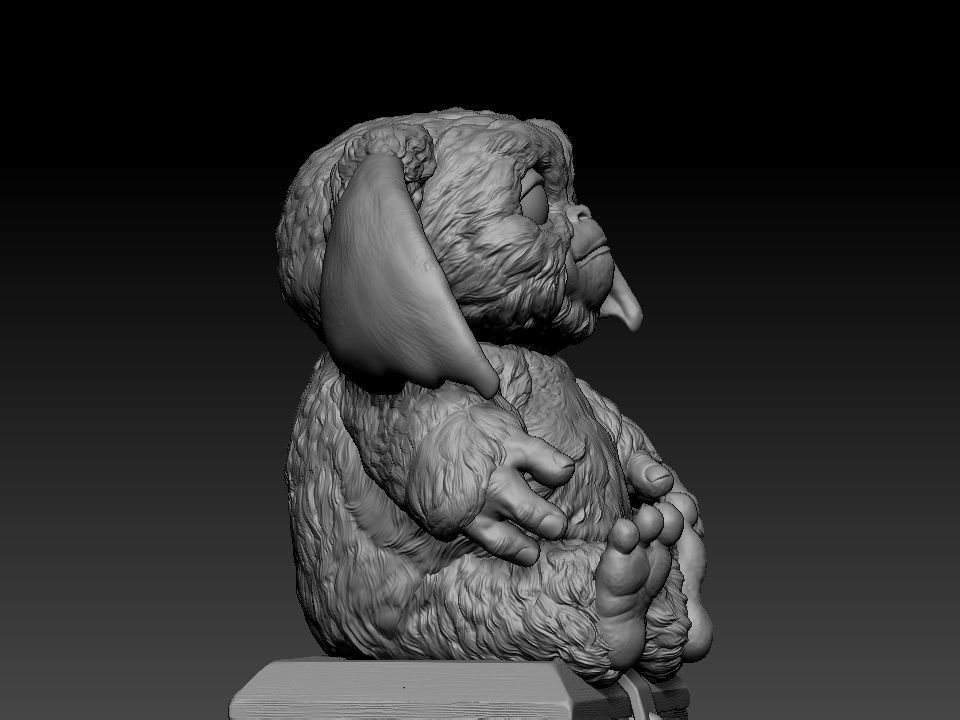 Gizmo teddy bear 3D model 3D printable | CGTrader