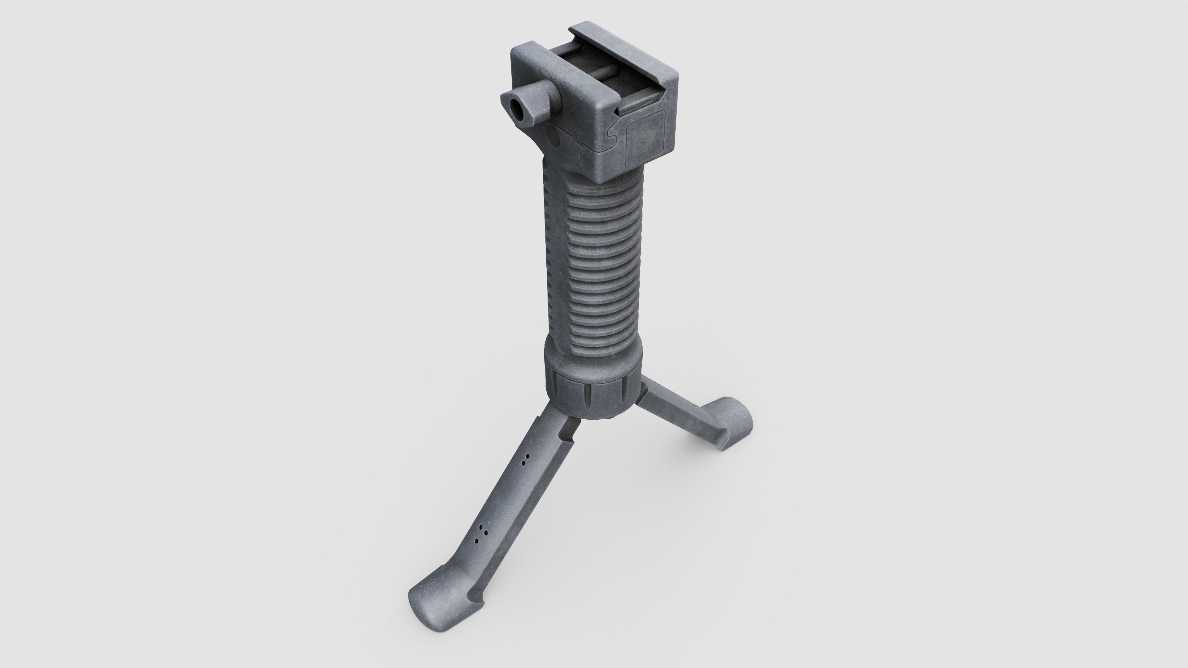 3D model Grip Pod GPS-02 Vertical Grip Bipod VR / AR / low-poly | CGTrader