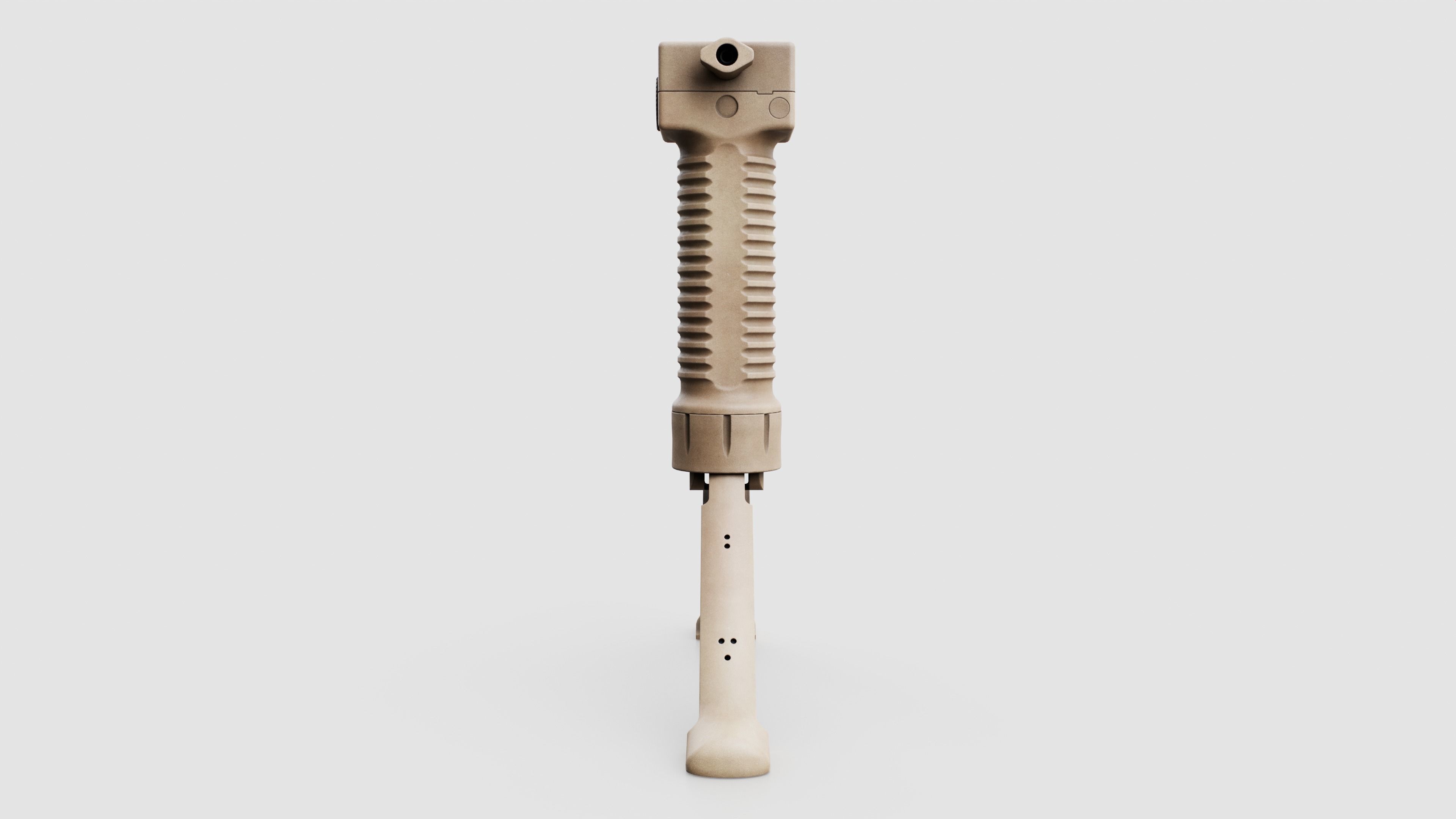 3D model Grip Pod GPS-02 Vertical Grip Bipod VR / AR / low-poly | CGTrader