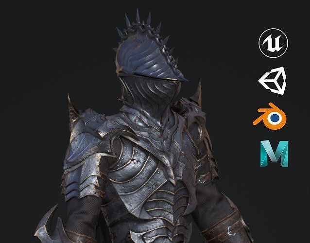 3D model Dark Knight VR / AR / low-poly rigged | CGTrader