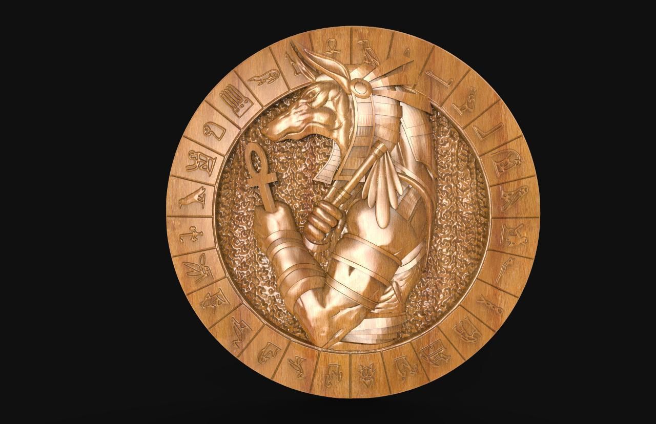 Anubis CNC 3 3D model 3D printable | CGTrader