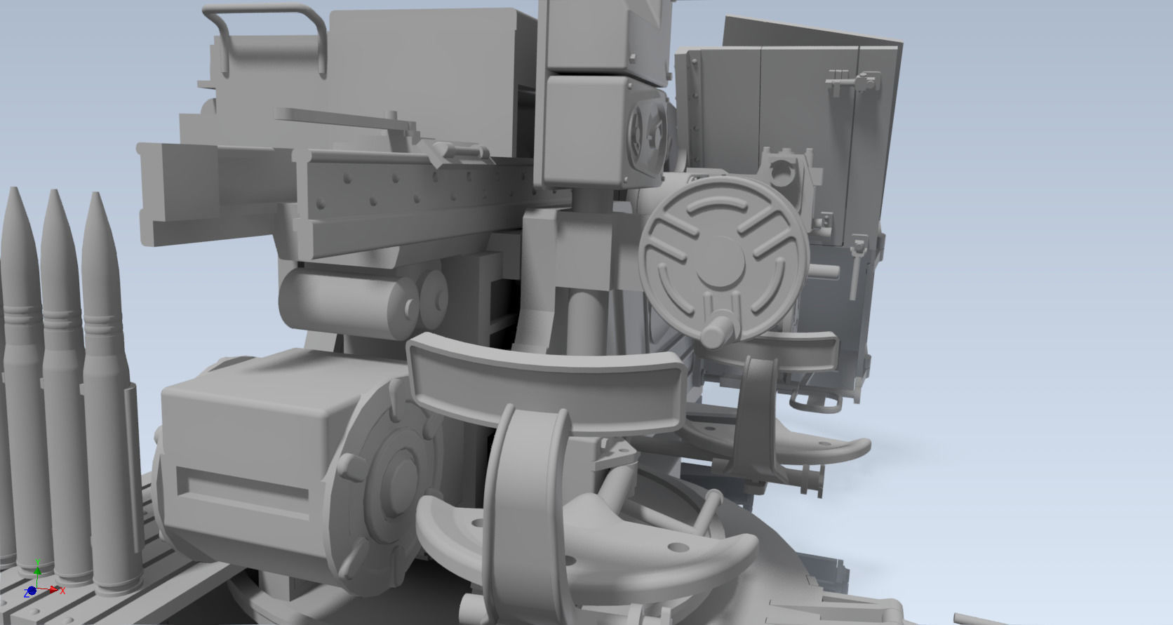 55mm FLAK VG2 GERAT 58 AUTOM FLUGABWEHRKANONE 3D model | CGTrader