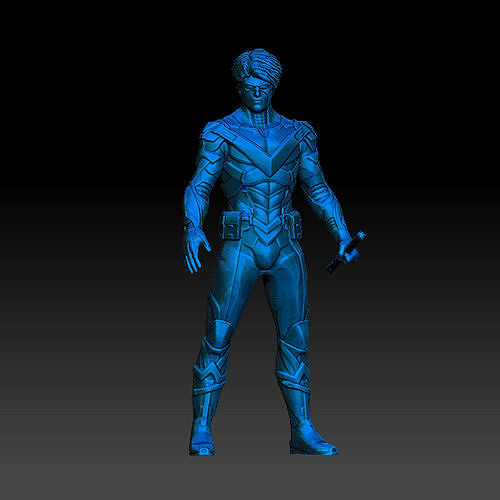 Nightwing Arkham Knight 3D model 3D printable | CGTrader