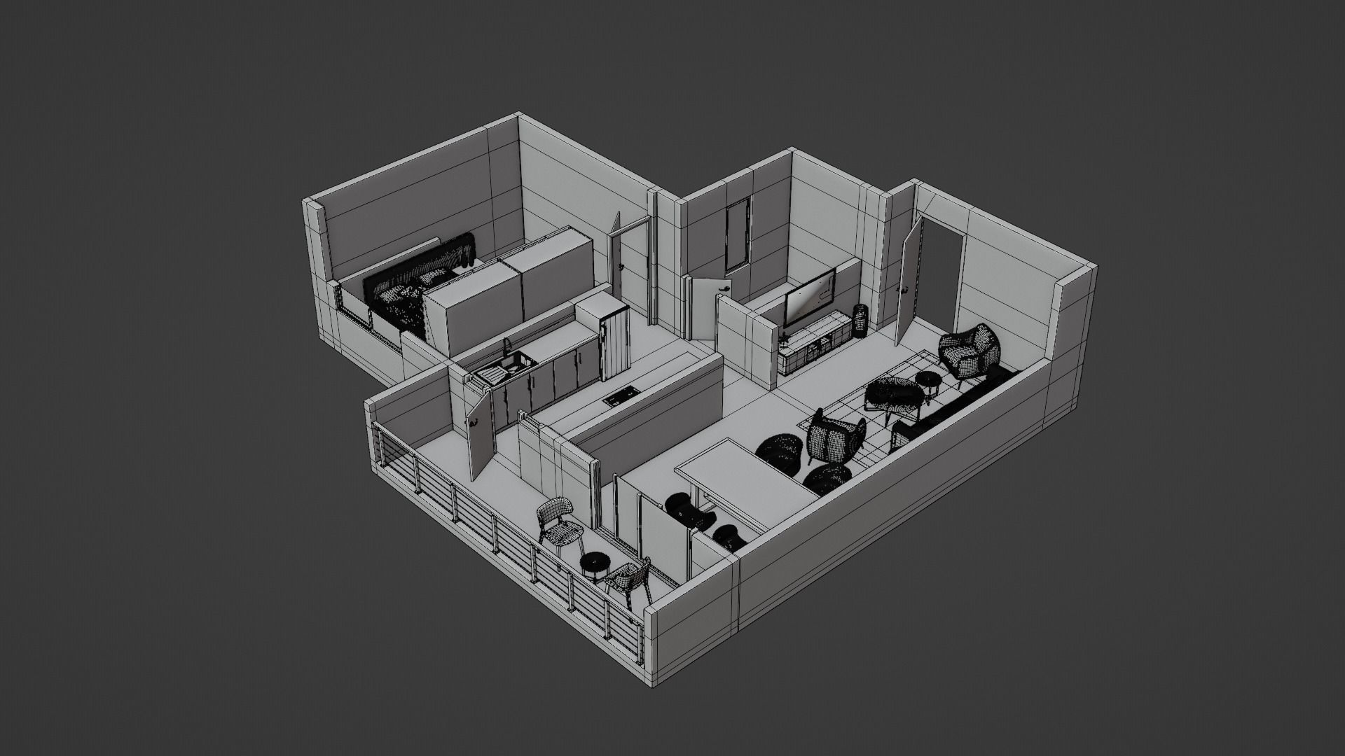 3D Floor Plan model 09 3D model | CGTrader