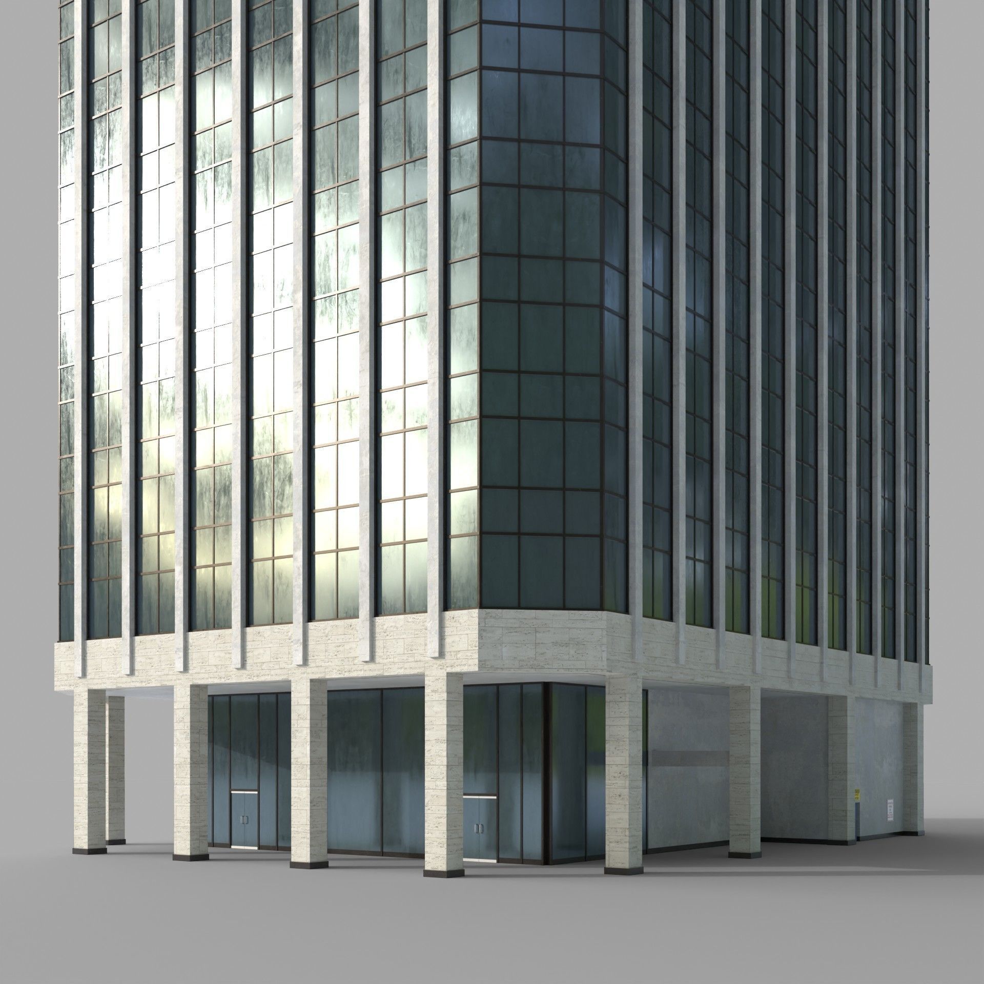 3D model Highrise office building A VR / AR / low-poly | CGTrader