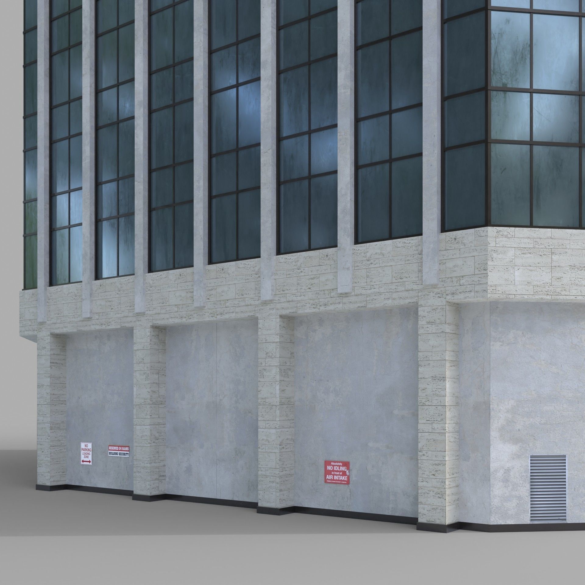 3D model Highrise office building A VR / AR / low-poly | CGTrader
