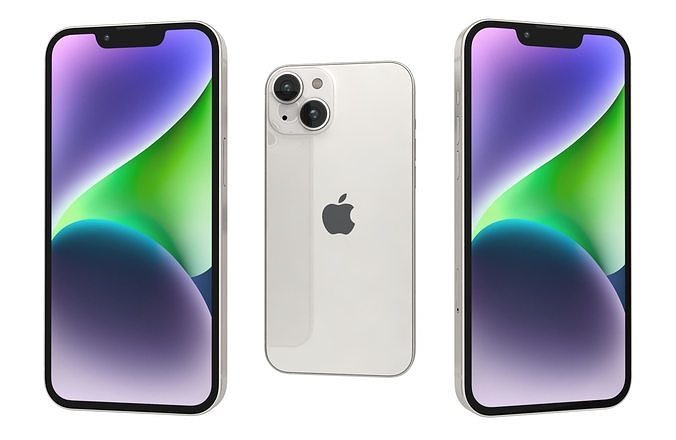 Apple iPhone 14 Plus White 3D model | CGTrader