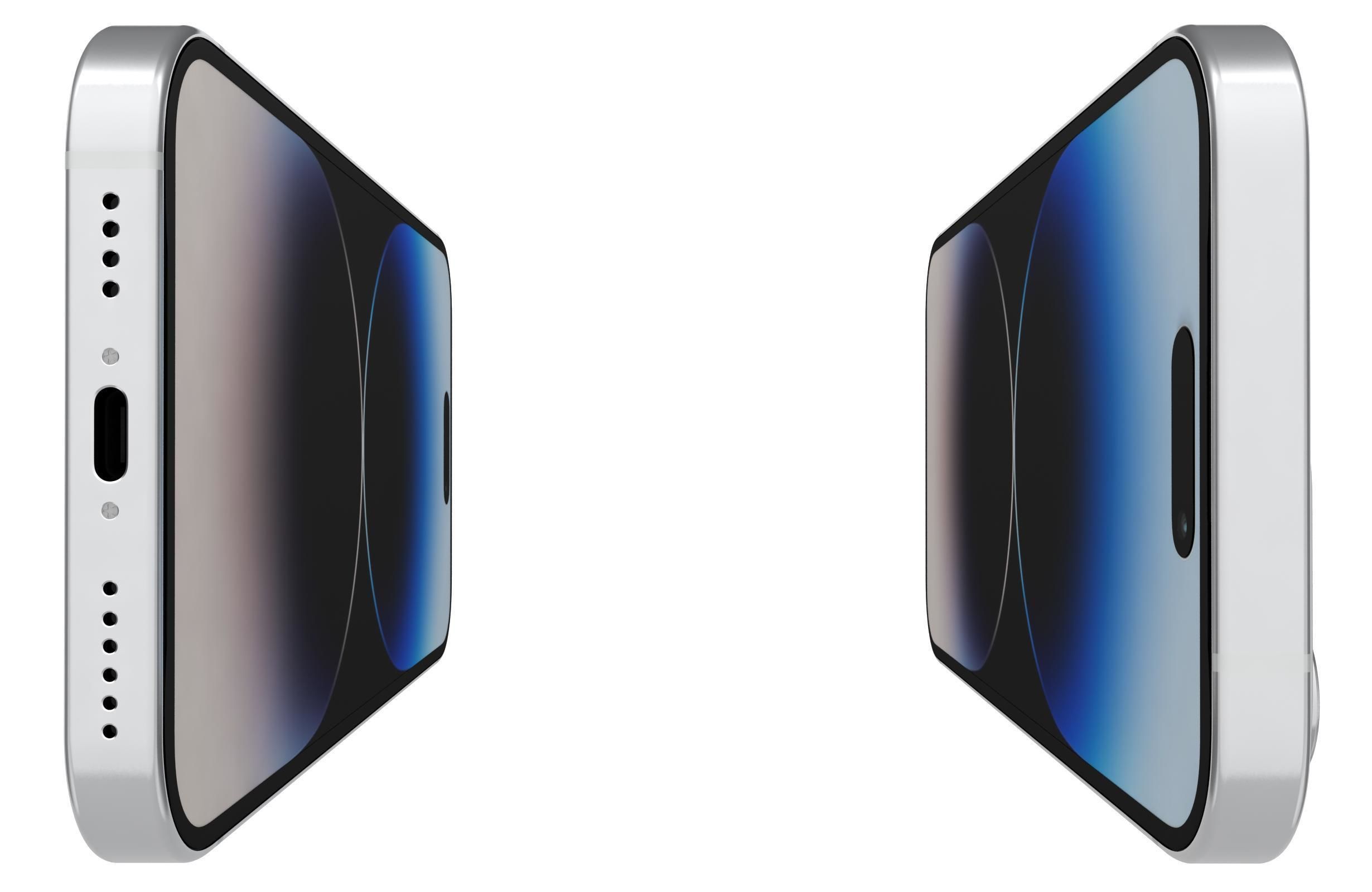 Apple iPhone 14 Pro White 3D model | CGTrader