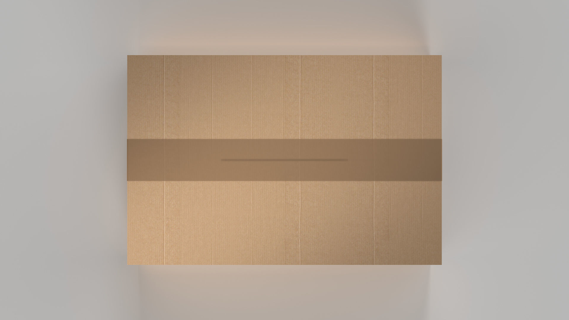 Closed Cardboard Box 3D model 3D model | CGTrader