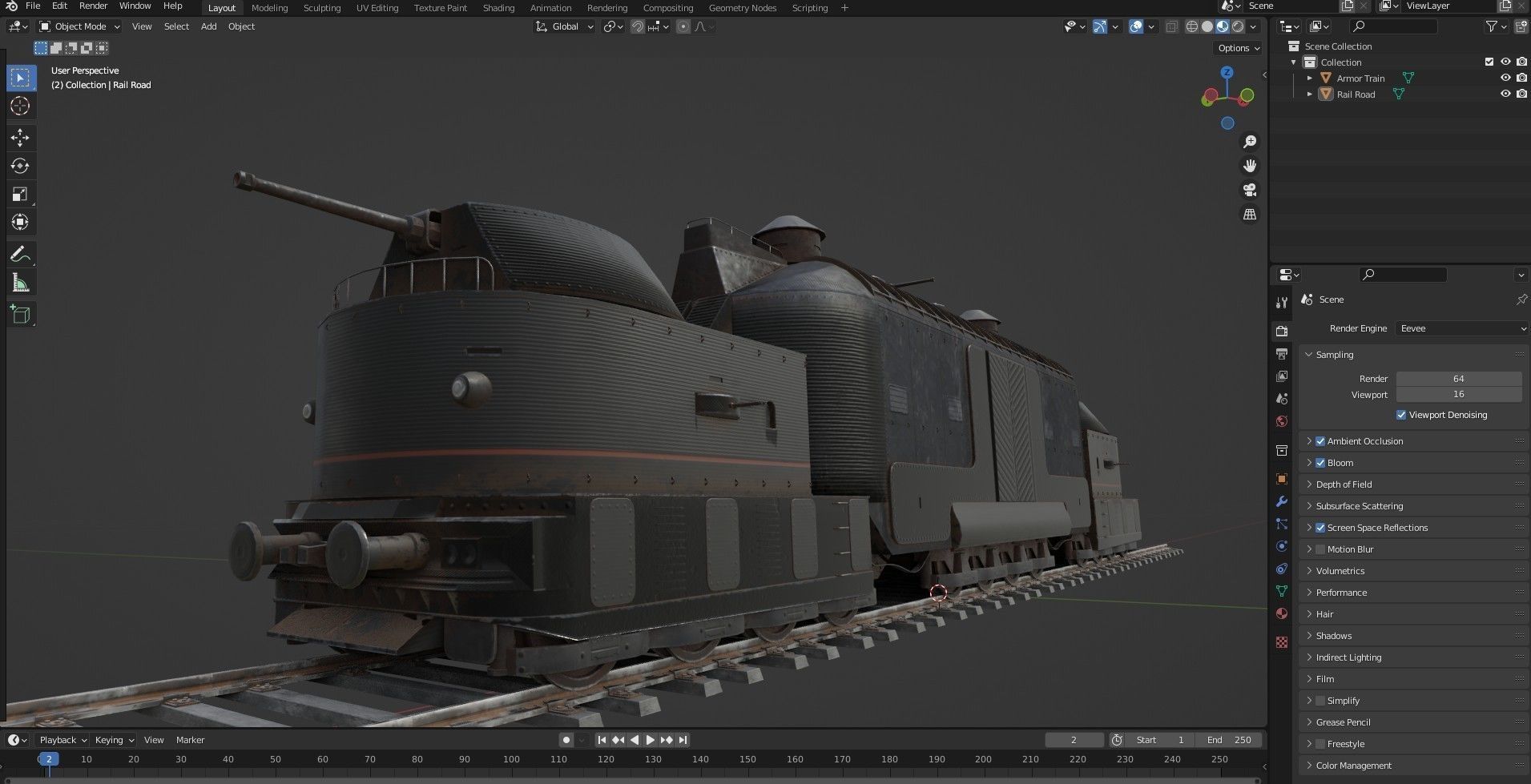 3D model Armoured Train VR / AR / low-poly | CGTrader