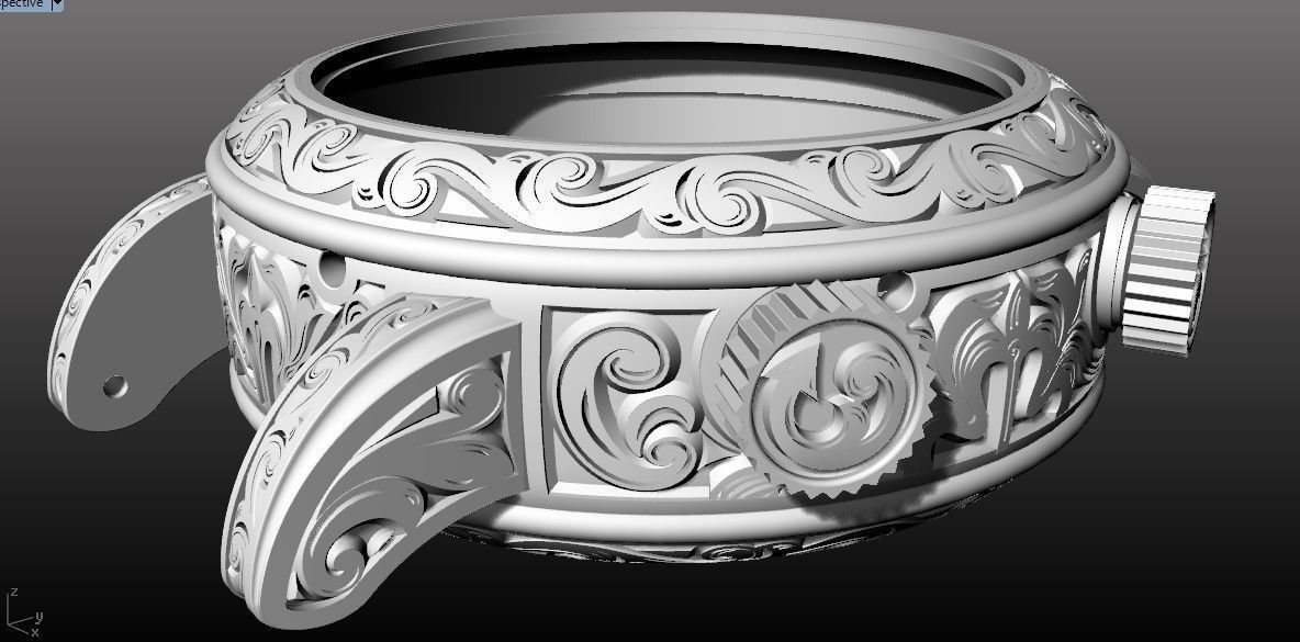 Patek Philippe - Sky Moon Tourbillon 6002R - Watch FrameCase 3D model ...