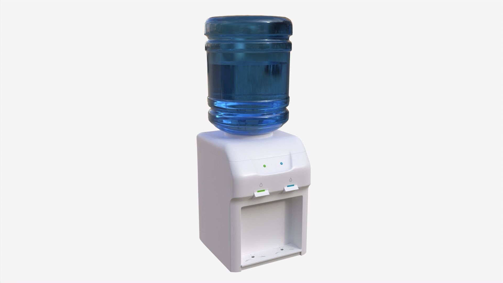 Top Load Small Table Water Dispenser 01 3D model | CGTrader
