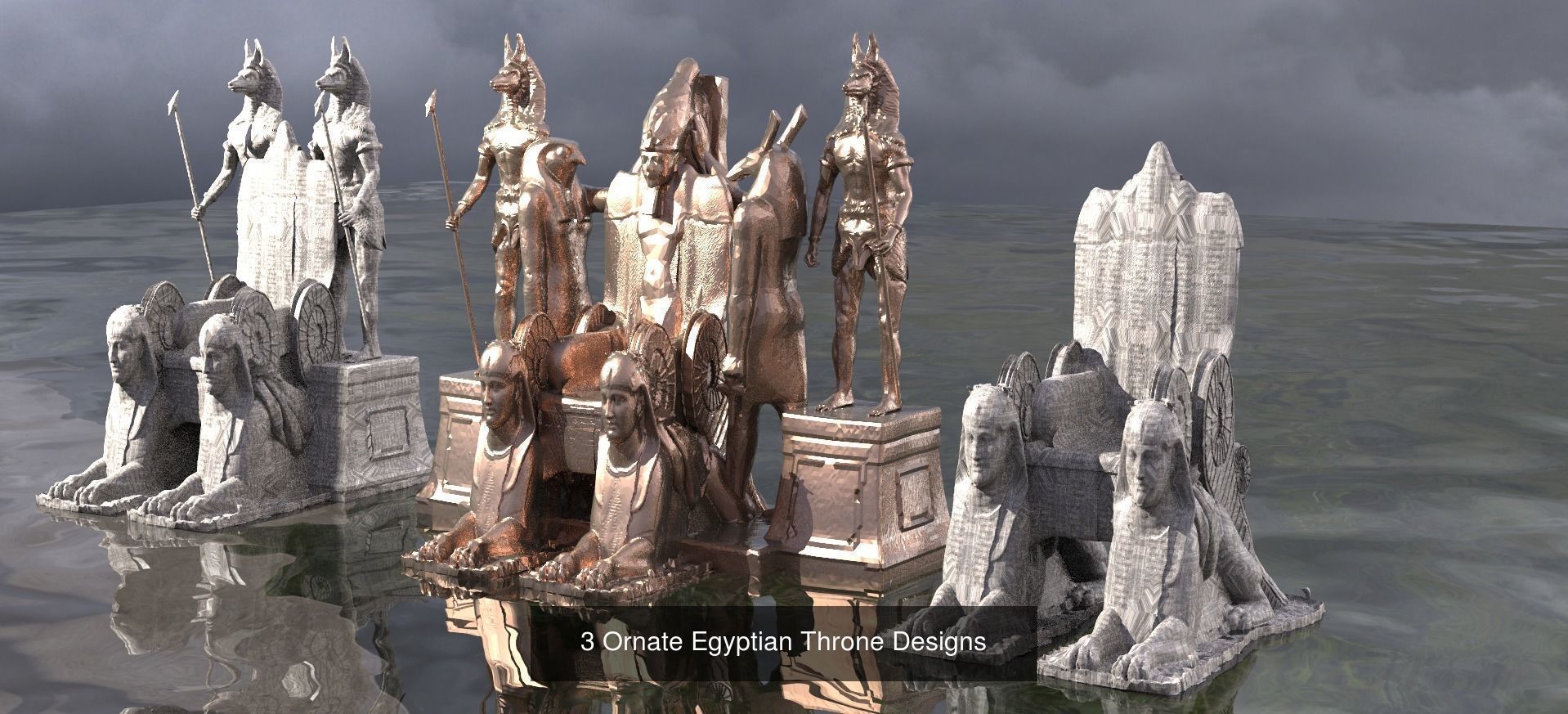 Epic Throne Collection | CGTrader