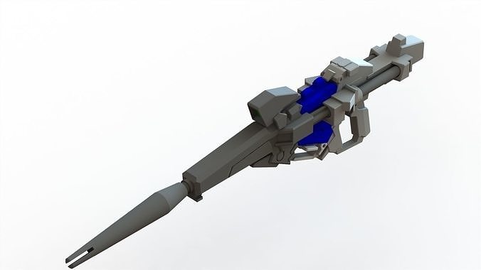 Gundam unicorn beam magnum - human size 3D model 3D printable | CGTrader