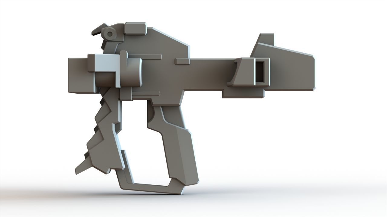 Gundam unicorn beam magnum - human size 3D model 3D printable | CGTrader