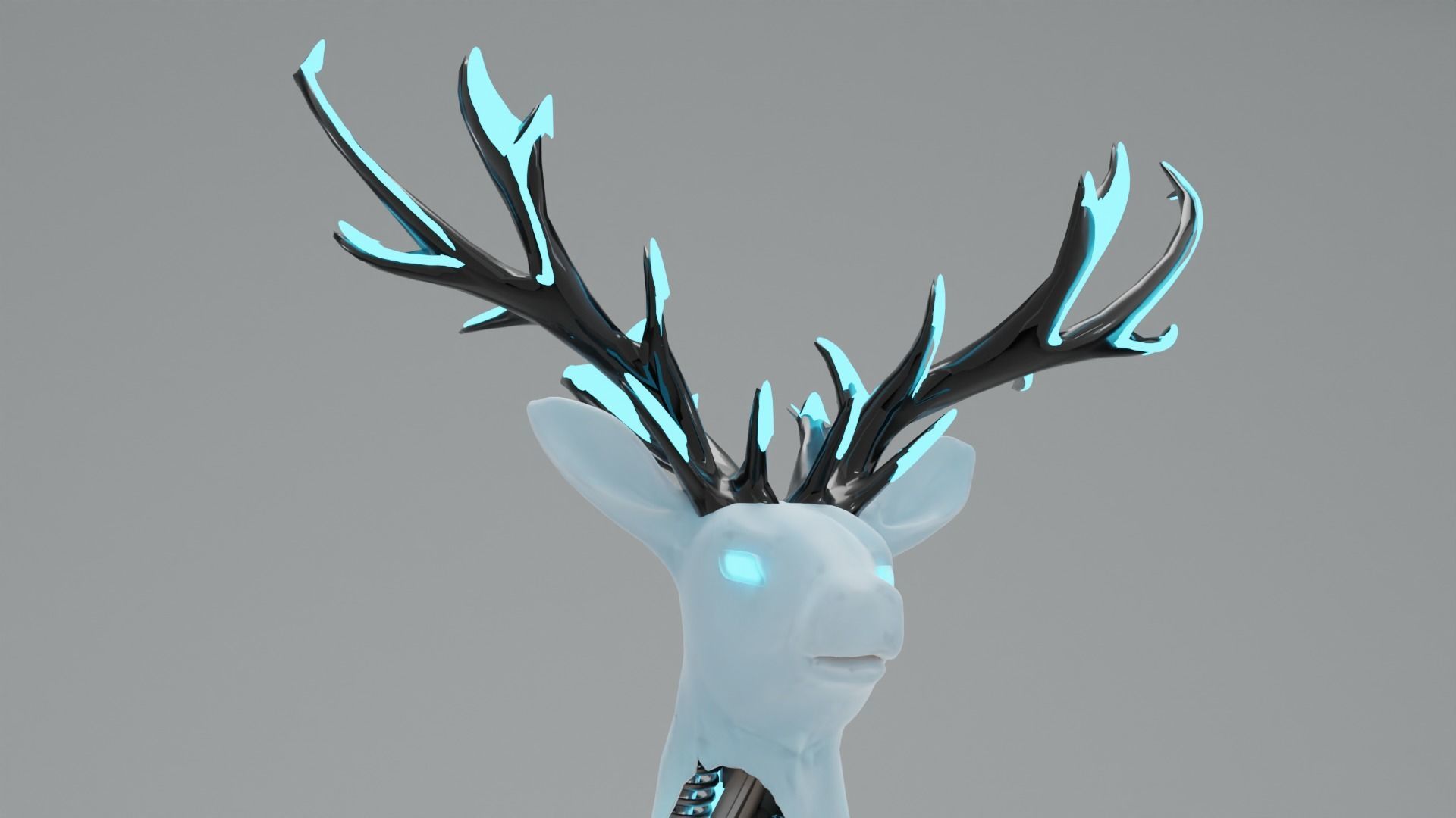 Mechanical Deer Show Piece Sculpture 3D model | CGTrader