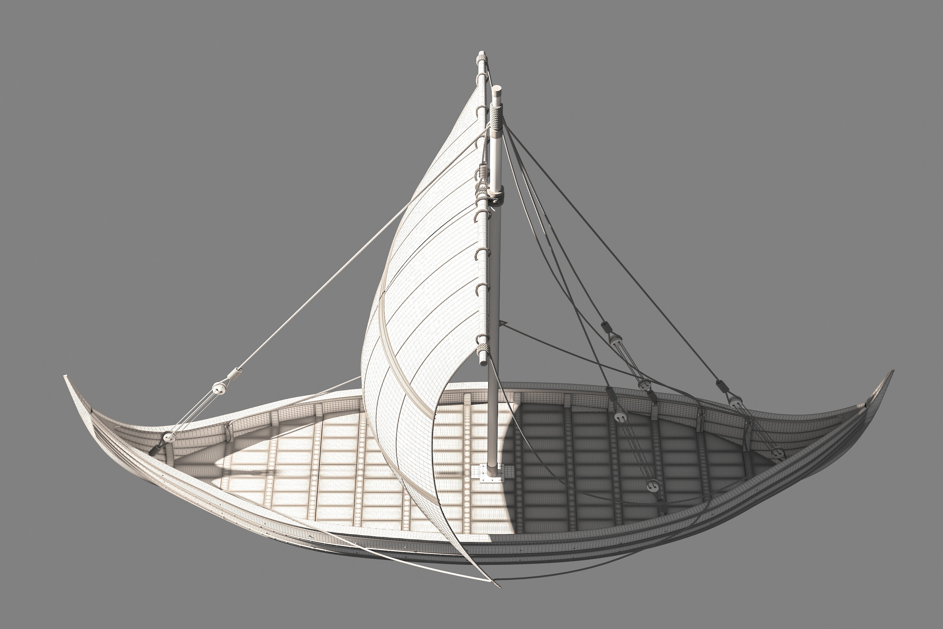 Viking Trader - Skuldelev 3 3D model | CGTrader