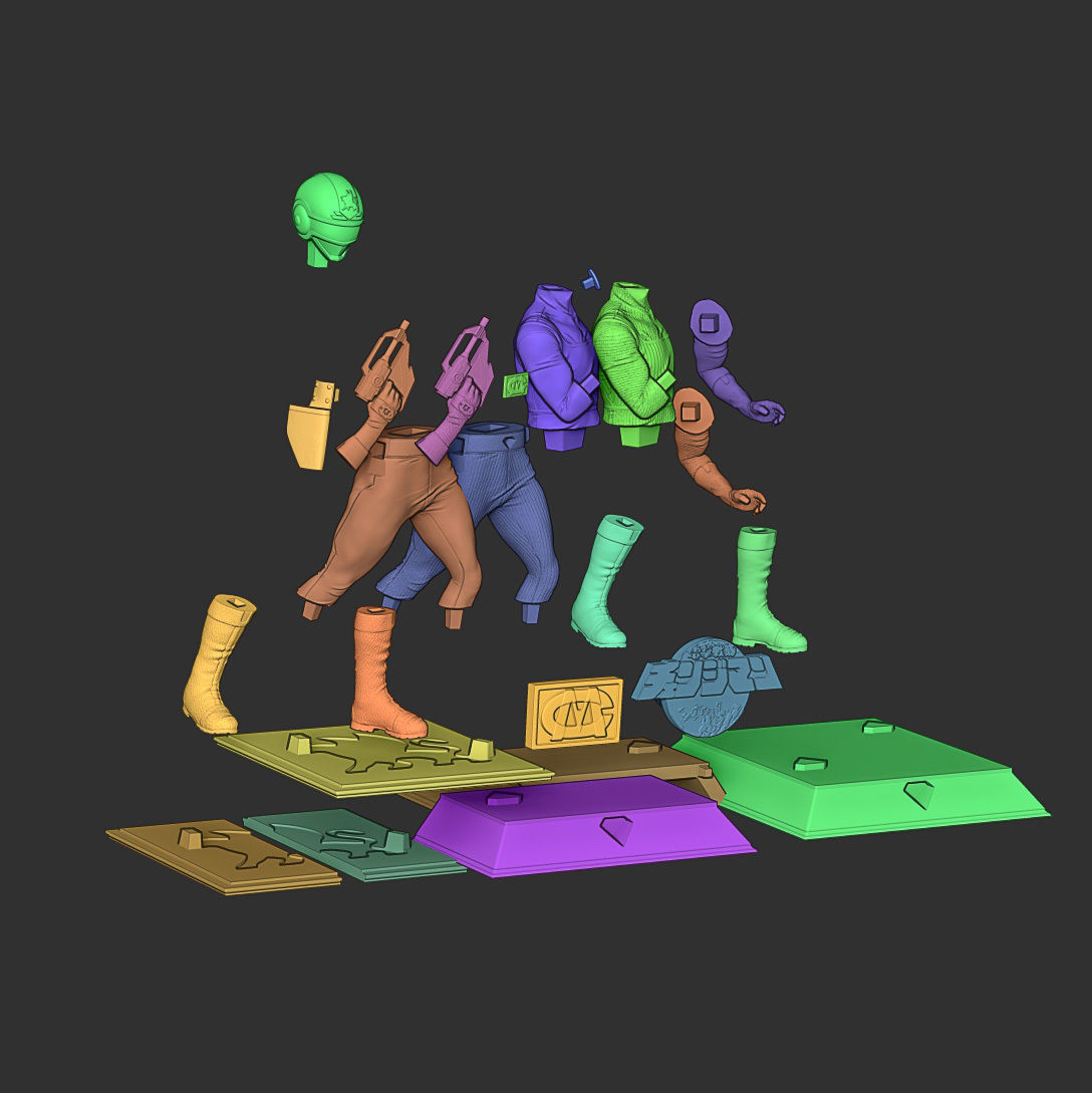 DENGEKI SENTAI CHANGEMAN - CHANGE GRIFFON 3D model 3D printable | CGTrader