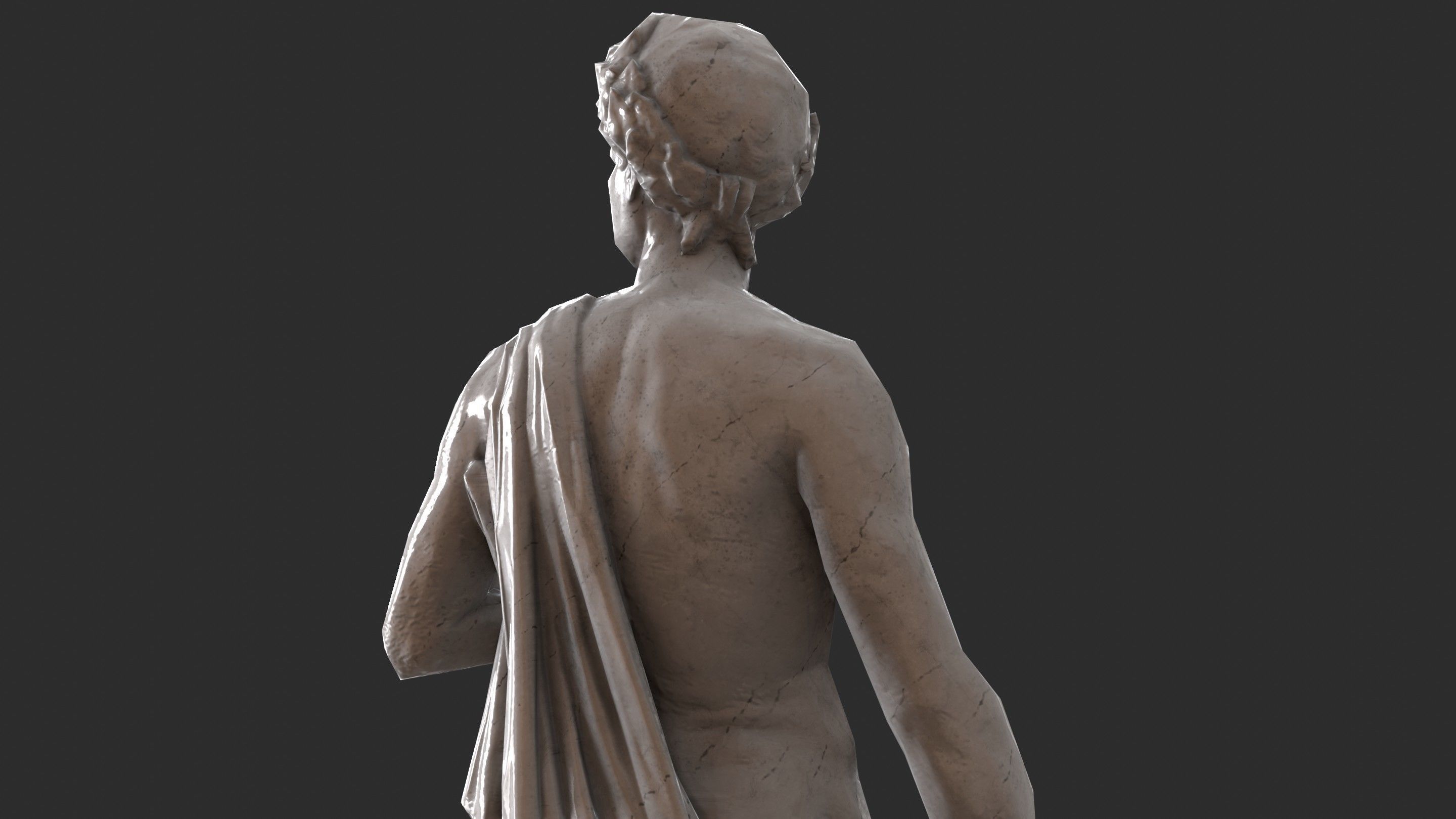3D model Roman Imperator - Marble VR / AR / low-poly | CGTrader