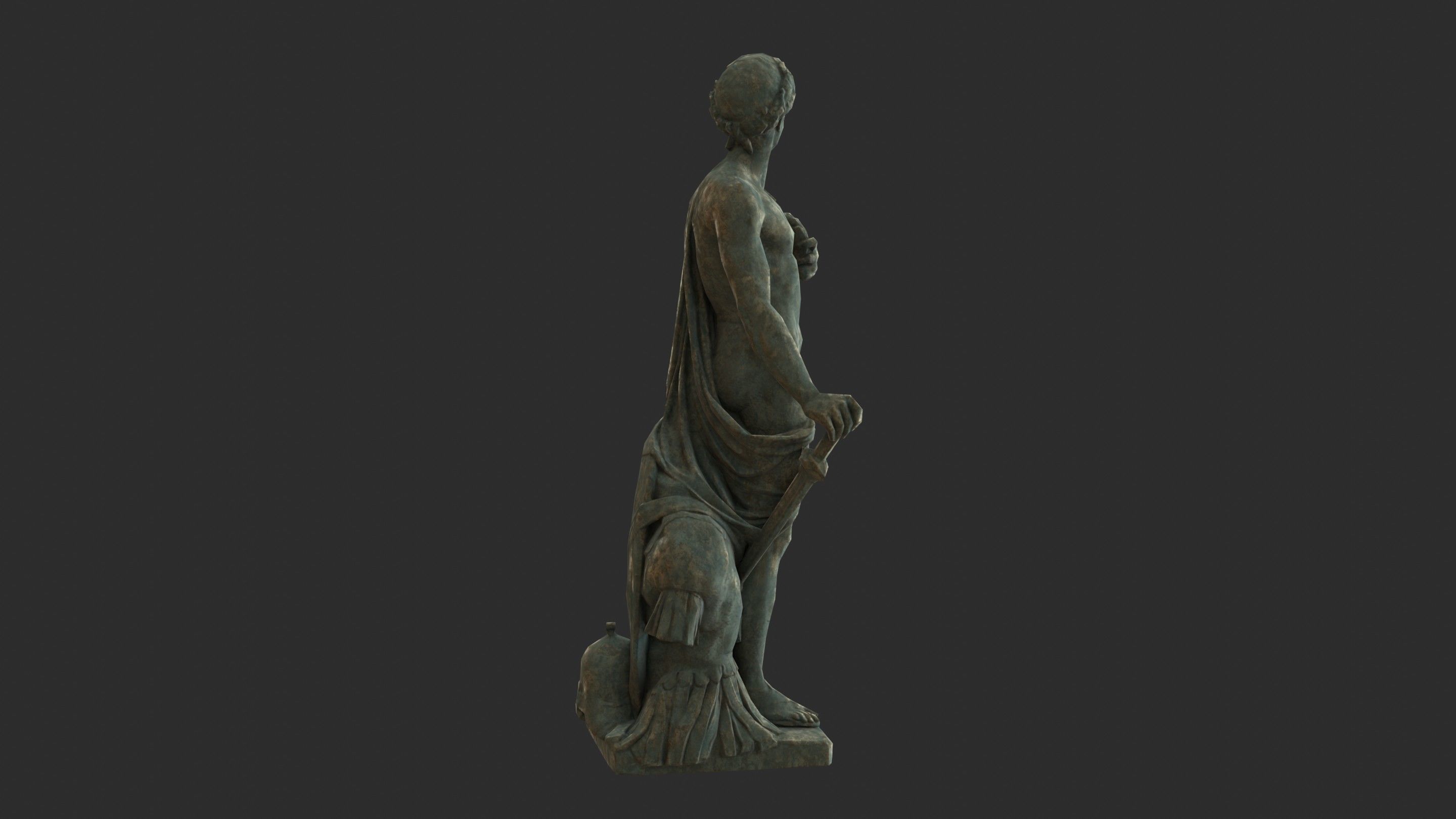 3D model Roman Imperator - Bronze VR / AR / low-poly | CGTrader