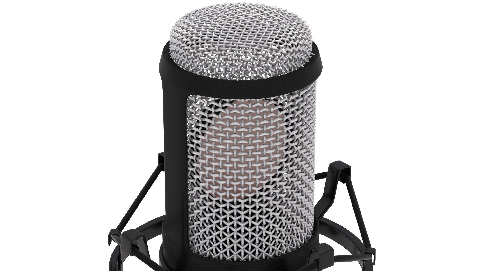 Microphone Studio with Stand 3D model | CGTrader