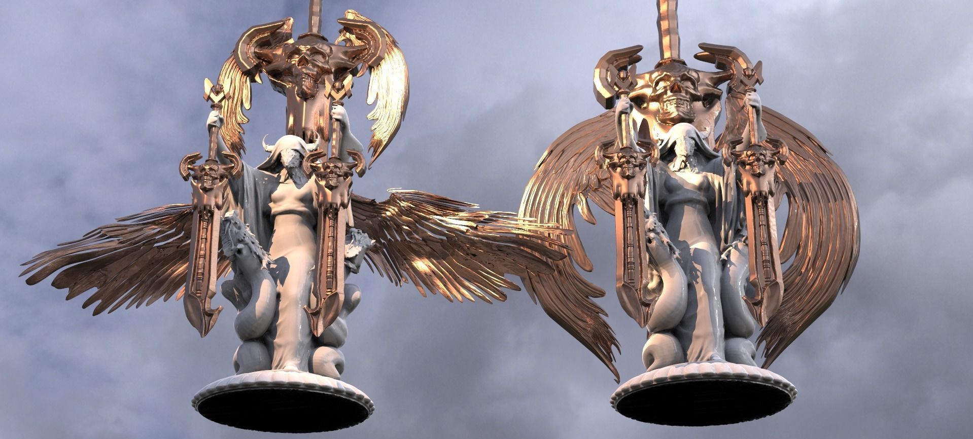 Dark Archon Angel 2 designs 3D model | CGTrader