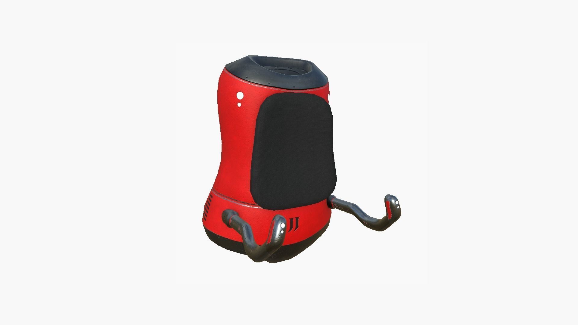 3D model Jetpack J04 Red Black - SciFi Character Design VR / AR / low ...