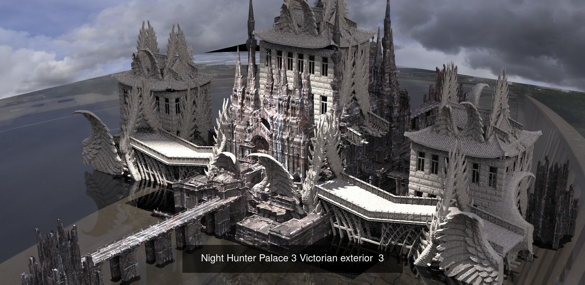 Halloween Horror Architecture Collection 1 | CGTrader