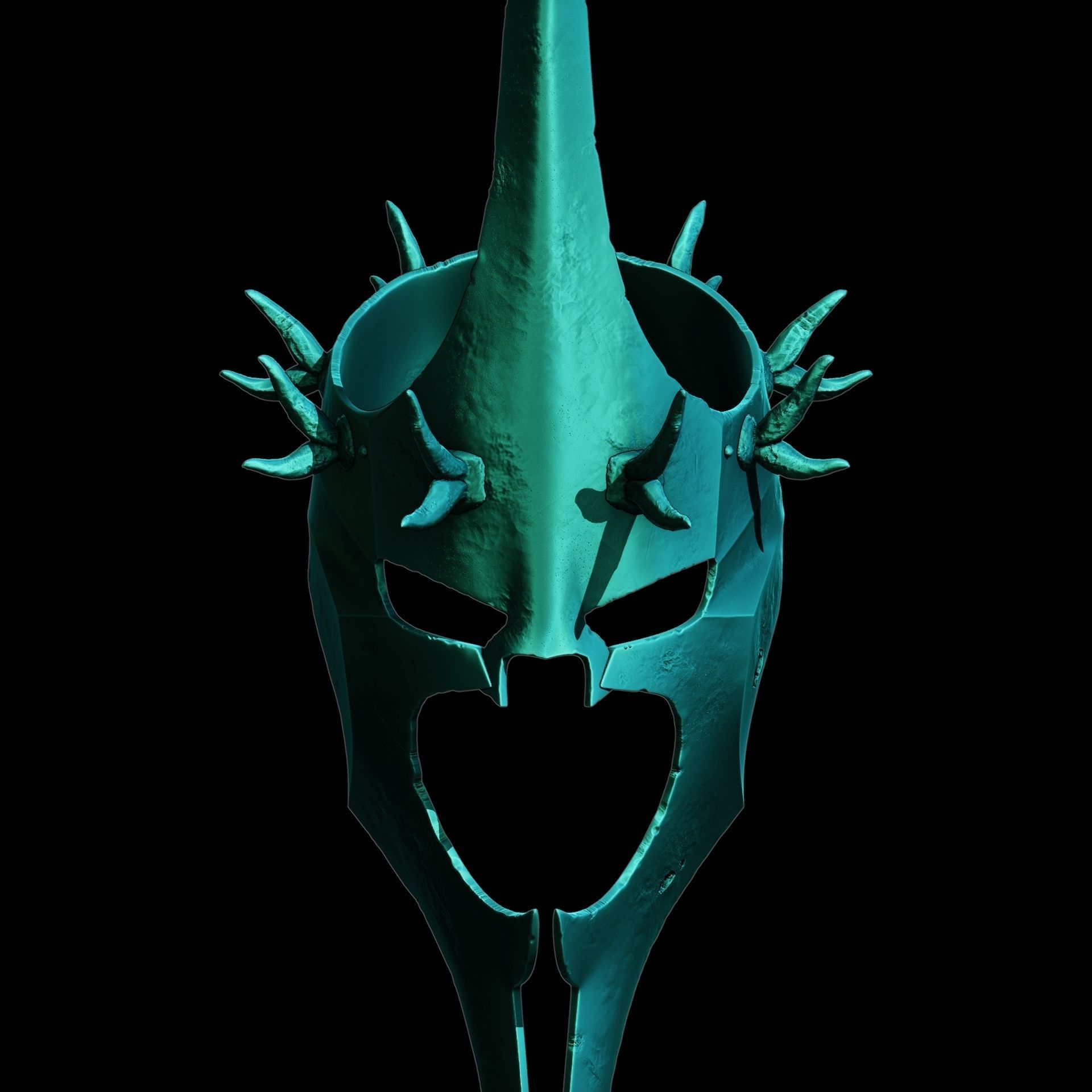 The Lord Of The Rings Nazgul The Witch King Mask STL 3D model 3D ...