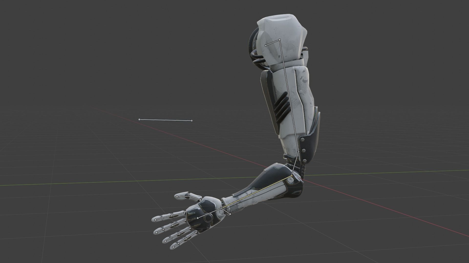 Robot Arm 3D model rigged | CGTrader