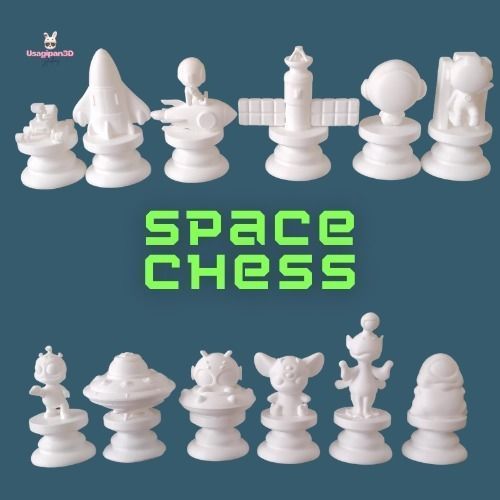 Space Chess 3D model 3D printable | CGTrader