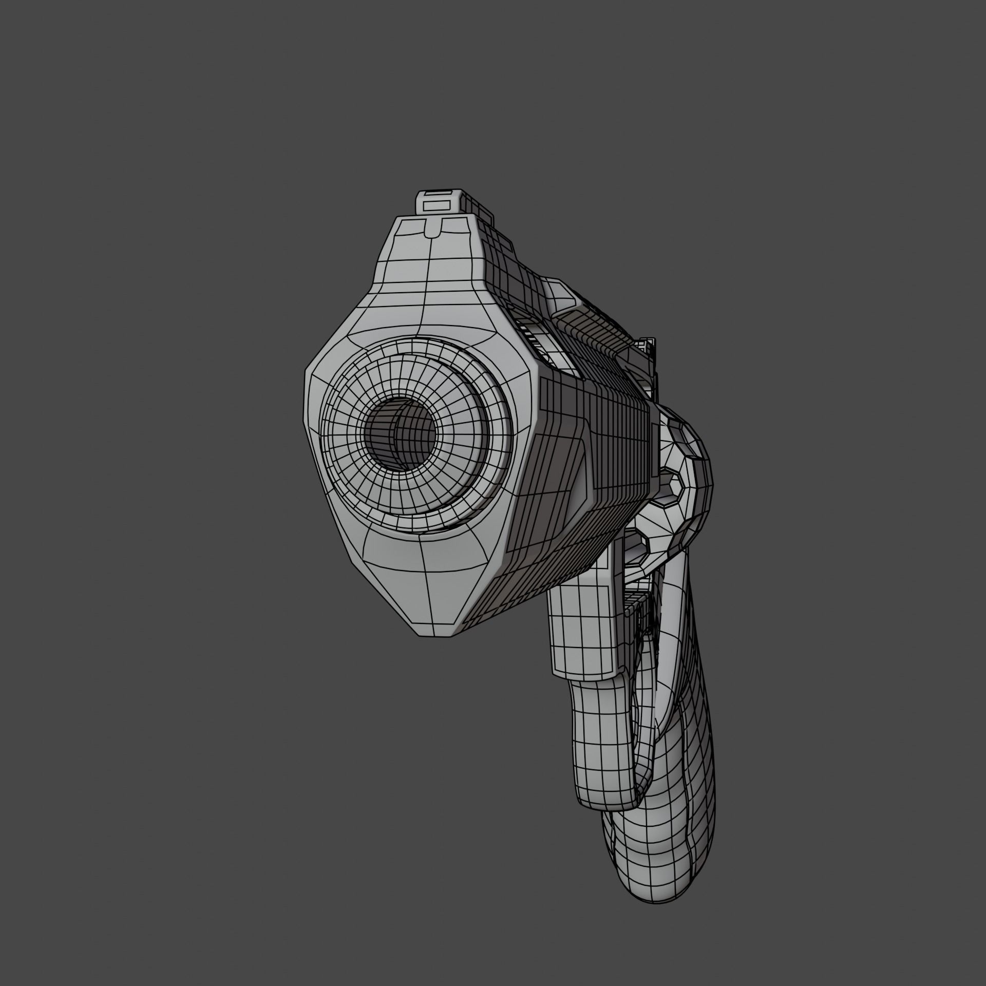 3D model Revolving Gun VR / AR / low-poly | CGTrader