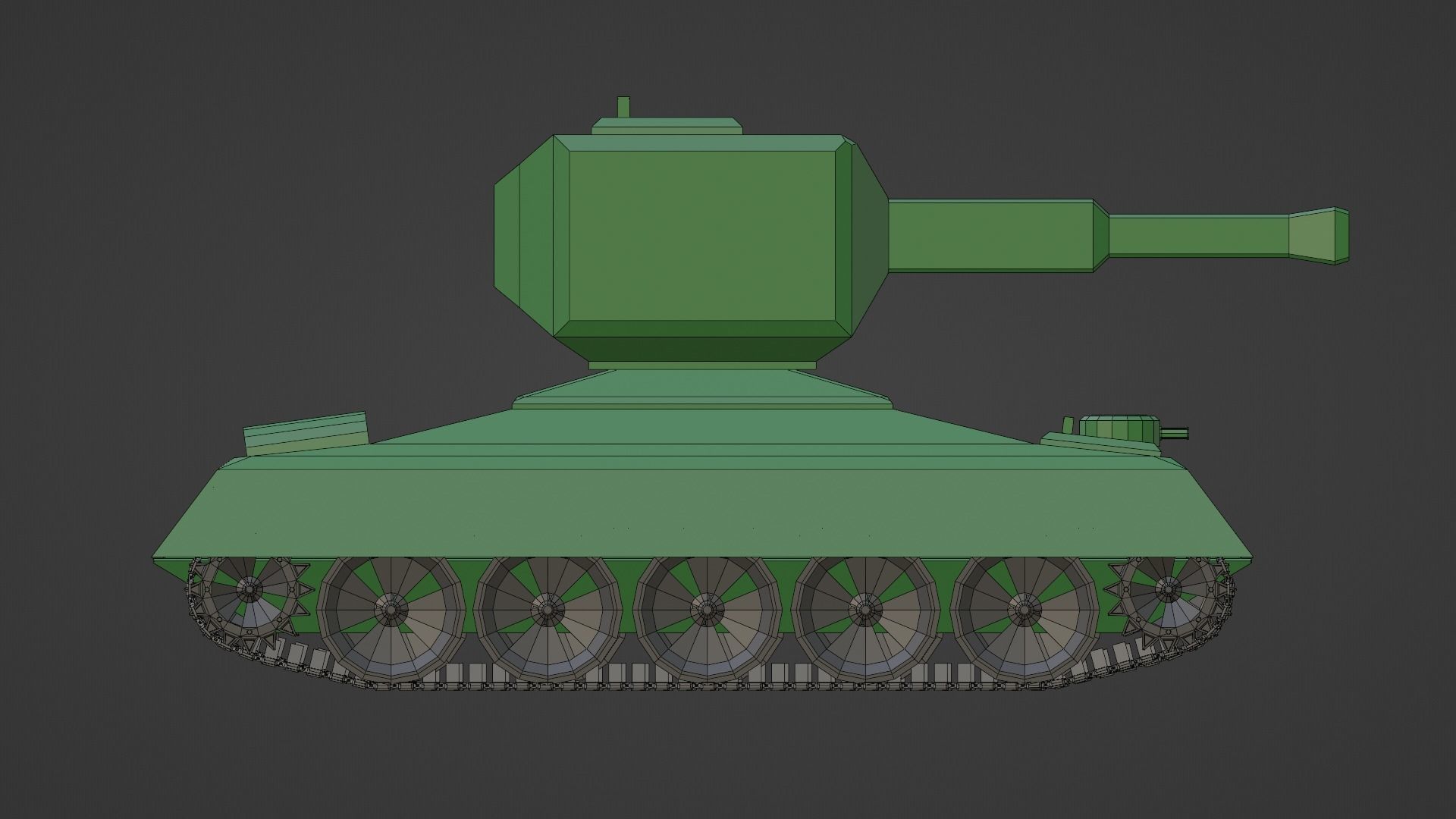 Low Poly Tank 3D model | CGTrader