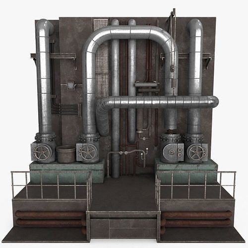 3D model Industrial Pipes v5 VR / AR / low-poly | CGTrader