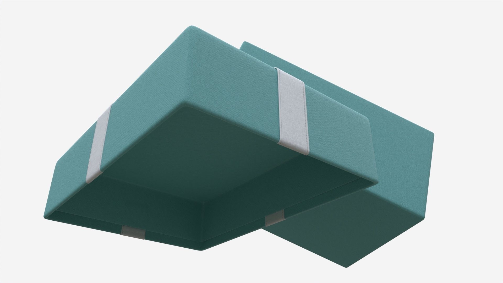 Jewelry Box with Rings and Ribbon open 3D model | CGTrader