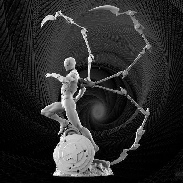 IRON SPIDER STL 3D PRINTING SPIDER MAN 3D model 3D printable | CGTrader