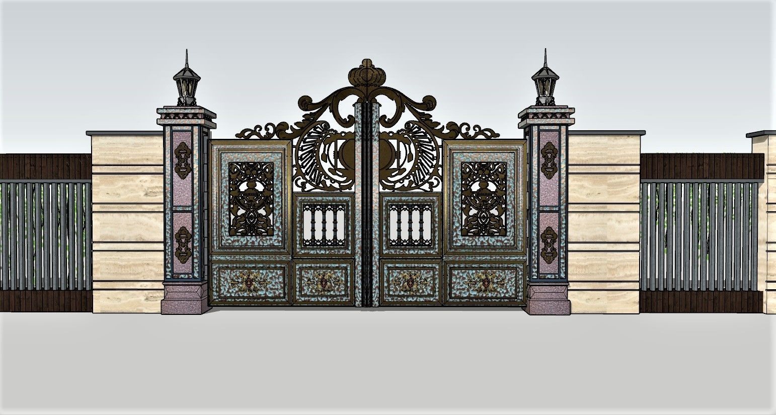Main Gate 3D model | CGTrader