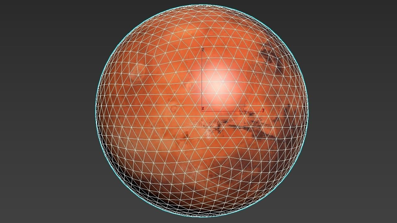 3D model Animated planet Mars VR / AR / low-poly | CGTrader