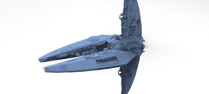 Wraith Interceptor ship 3 3D model | CGTrader