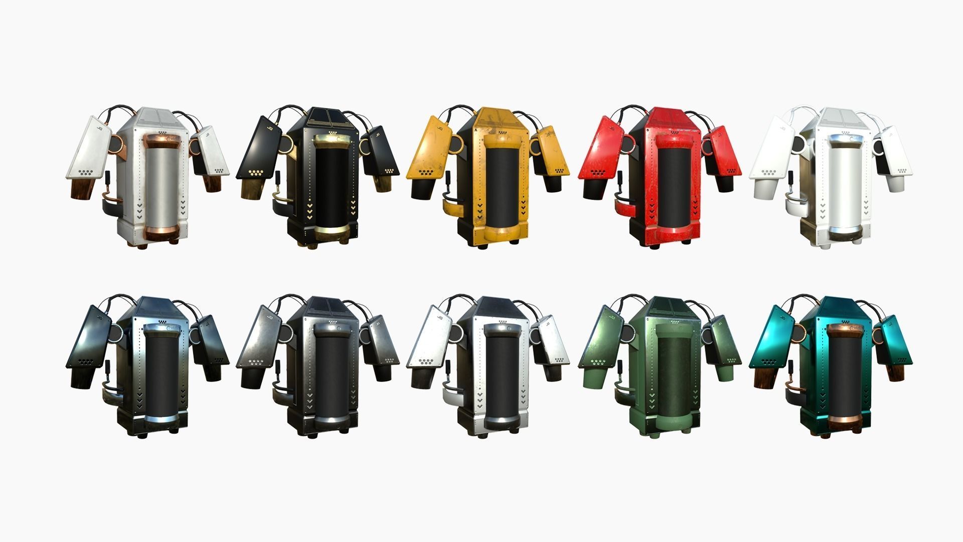 100 Jetpacks Super Collection - SciFi Character Design | CGTrader
