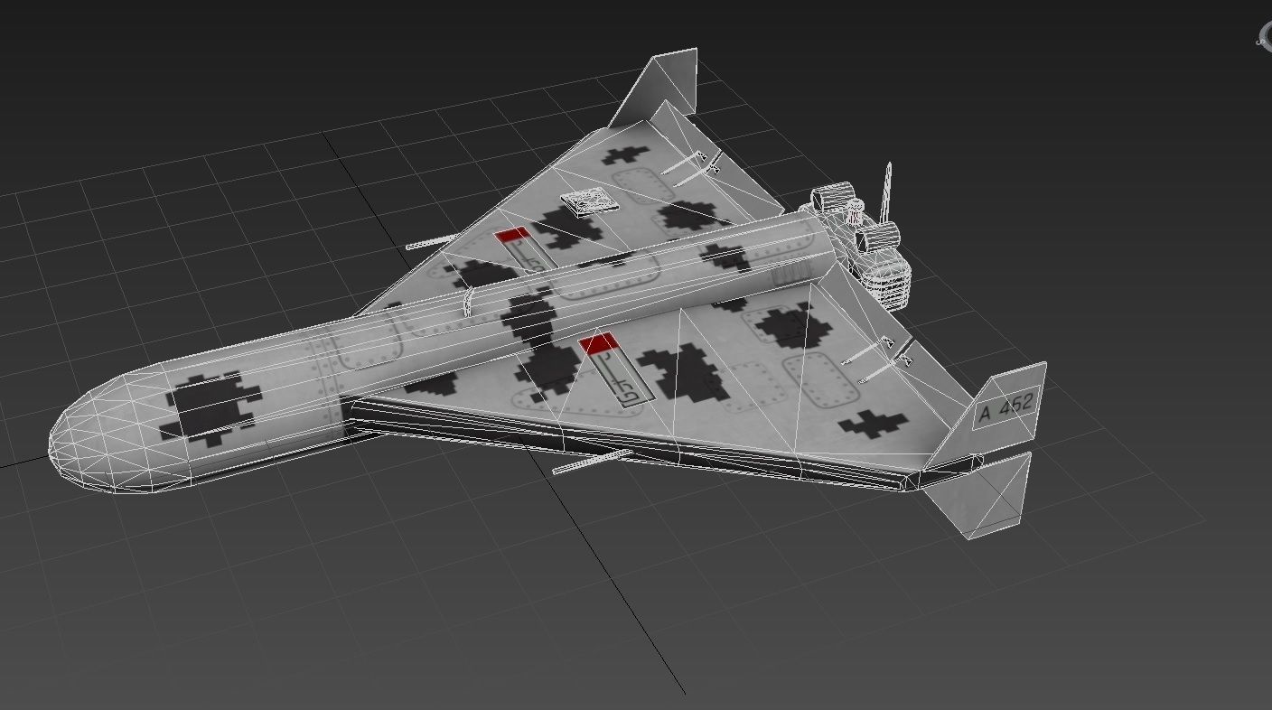 3D model HESA Shahed 136 VR / AR / low-poly | CGTrader