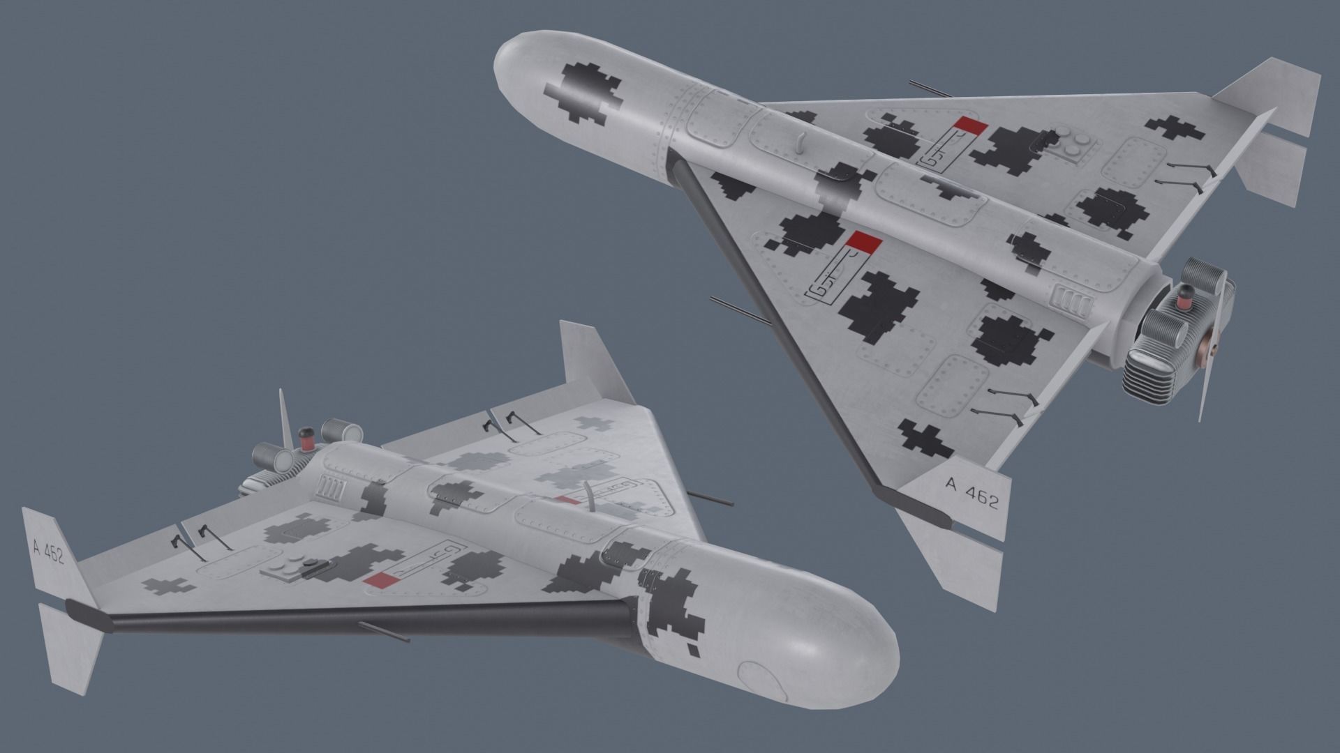 3D model HESA Shahed 136 VR / AR / low-poly | CGTrader